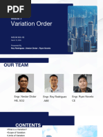 Change Order vs Variation Order Explained | PDF | Procurement | Consultant