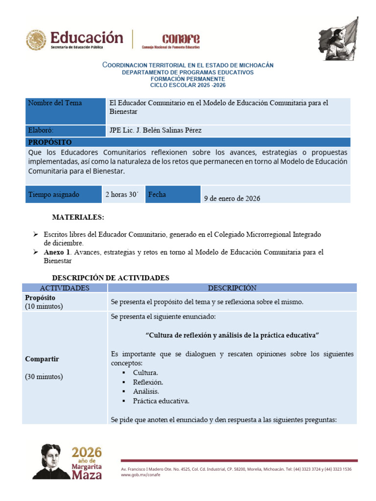 Guion - El Ece en El Mecb | PDF | Cognición | Aprendizaje