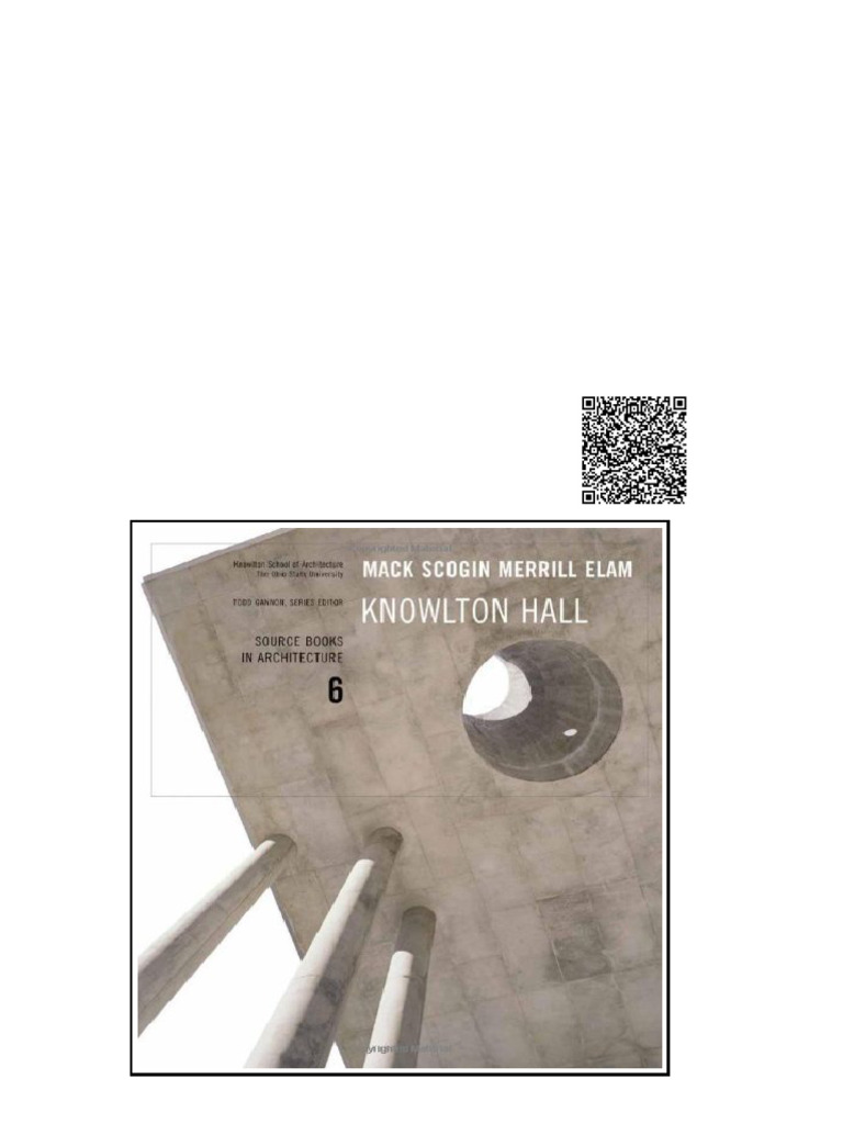 (Ebook) Mack Scogin Merrill Elam - Knowlton Hall (Source Books in ...