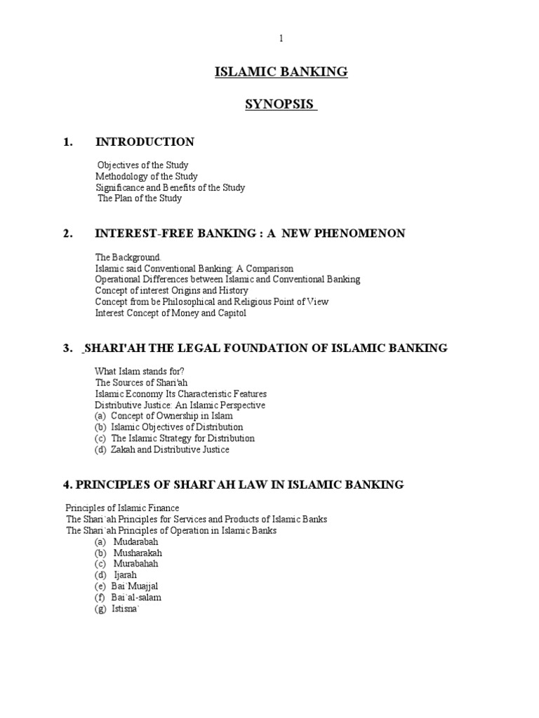 Final Thesis Islamic Banking | PDF | Islamic Banking And Finance | Interest