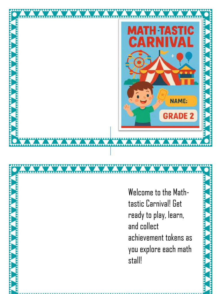 Flip Book Grade 2 Math -Tastic Carnival | PDF