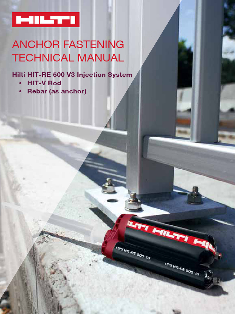 Hilti Malaysia - HIT-RE 500 V3 FTM | PDF | Concrete | Building Materials
