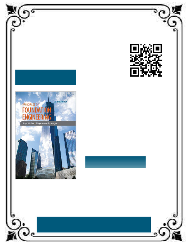 Principles of foundation engineering Ninth Edition Braja M. Das eBook enhanced readability ...