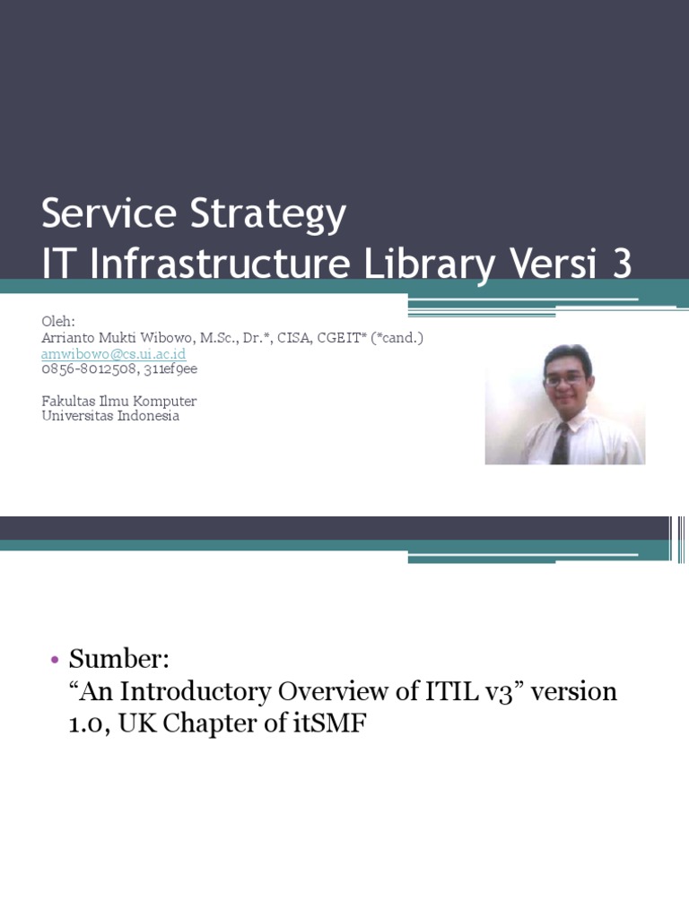 Itil v3 Service Strategy | PDF | Manajemen Strategis | Akuntabilitas