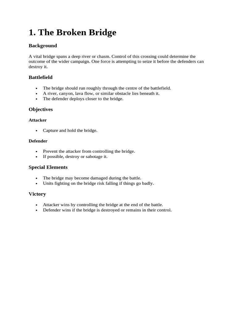 1 Broken Bridge | PDF
