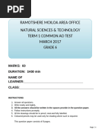 Sepedi Grade 5 Term 3 Assessment | PDF | Southern Africa | Languages Of ...