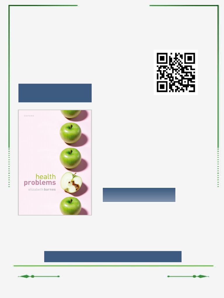 Health Problems: Philosophical Puzzles About The Nature of Health ...