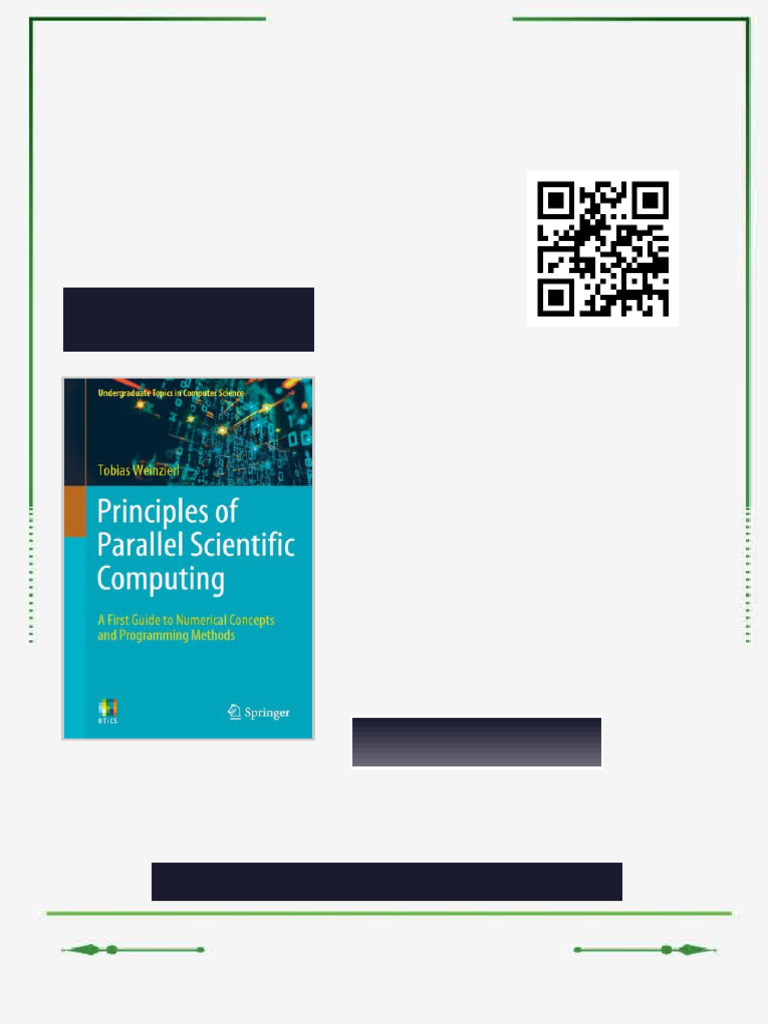 Principles of Parallel Scientific Computing A First Guide to Numerical ...