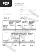 GST Refund Self-Declaration Form | PDF