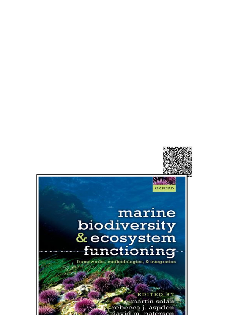 (Ebook) Marine biodiversity and ecosystem functioning : frameworks ...