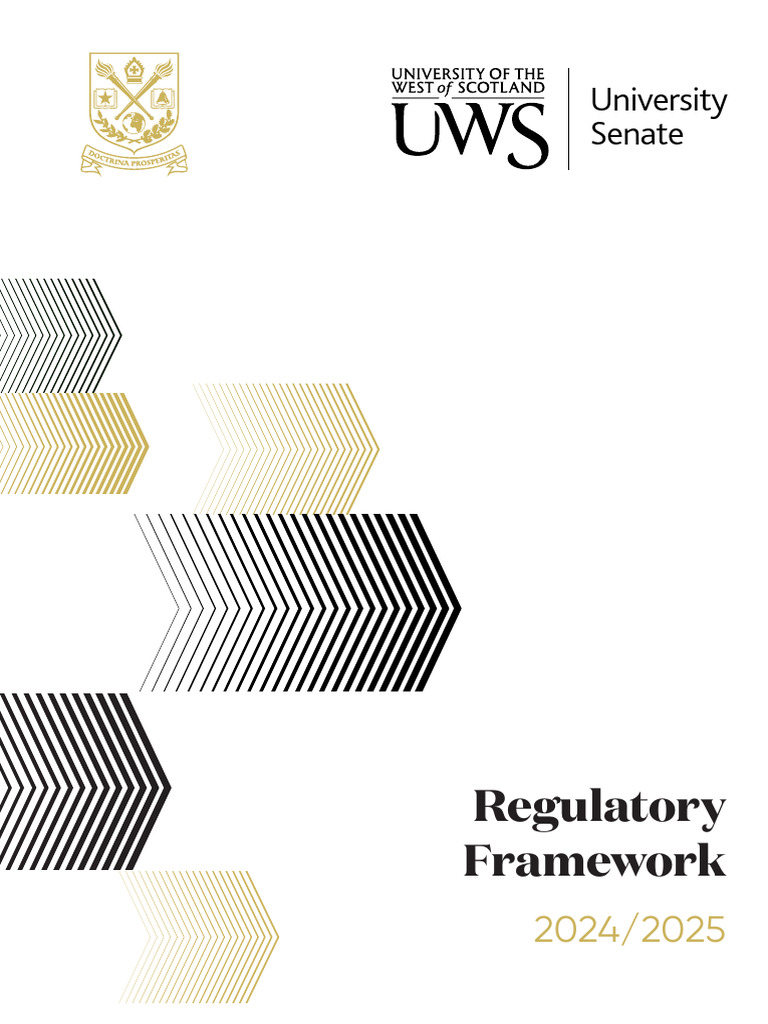 Uws Regulatory Framework 2024 25 | PDF | Academic Degree | Postgraduate ...