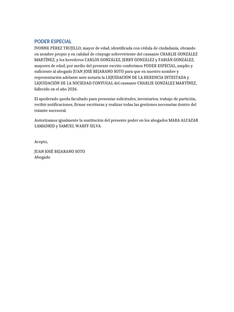 Sucesion Notarial Completa Charlie Gonzalez | PDF | Propiedad de la ...