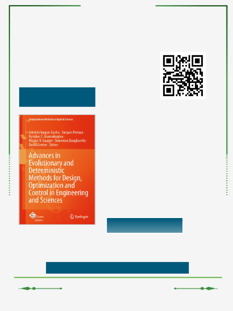 Advances in Evolutionary and Deterministic Methods for Design ...