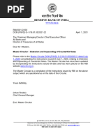 Exchange Guidelines for Soiled Notes | PDF | Reserve Bank Of India ...