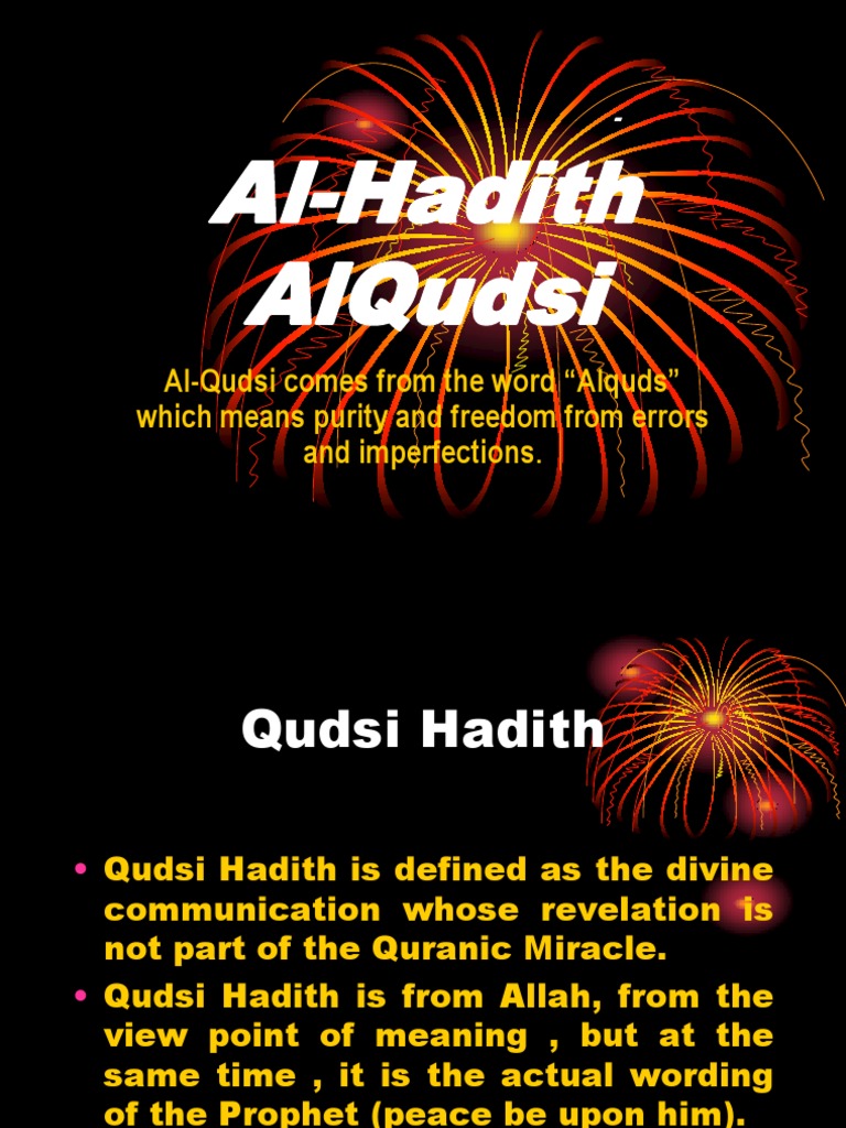 hadis qudsi | Hadith | God In Islam