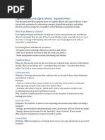 Identifying Biases and Fallacies in Reasoning | PDF | Fallacy | Bias