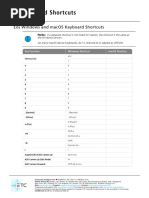 Eos Keyboard Shortcuts Guide | PDF | Keyboard Shortcut | Computer Keyboard