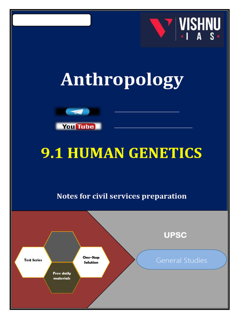 Lecture No 74 & 75 (Unit 9.1 Human Genetics) | PDF | Chromosome | Genetics