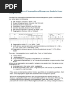 Hazardous Materials Segregation Table | PDF | Dangerous Goods | Chemistry
