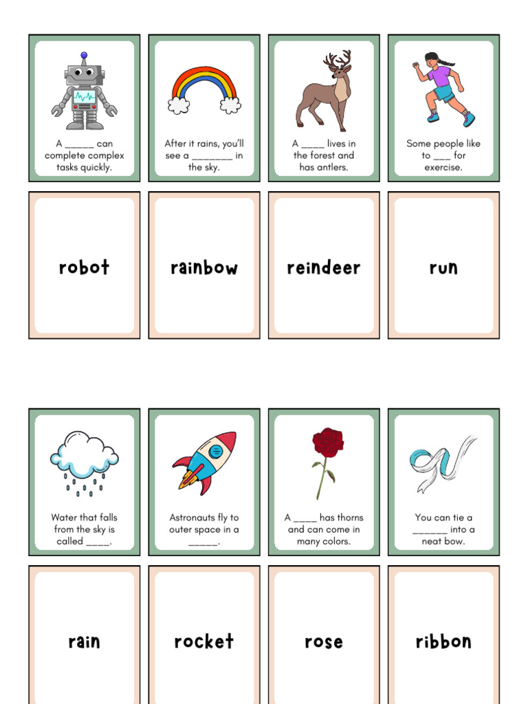 Prevocalic R Question Flashcards For Speech Therapy in A Colorful ...