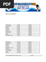 NATTB Trade Test Schedule 2025 | PDF | Secondary Sector Of The Economy ...