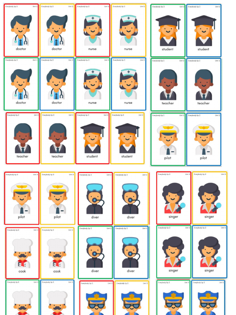 Uno Cards Vocabulary Kids 3 Ebup2 2025 | PDF