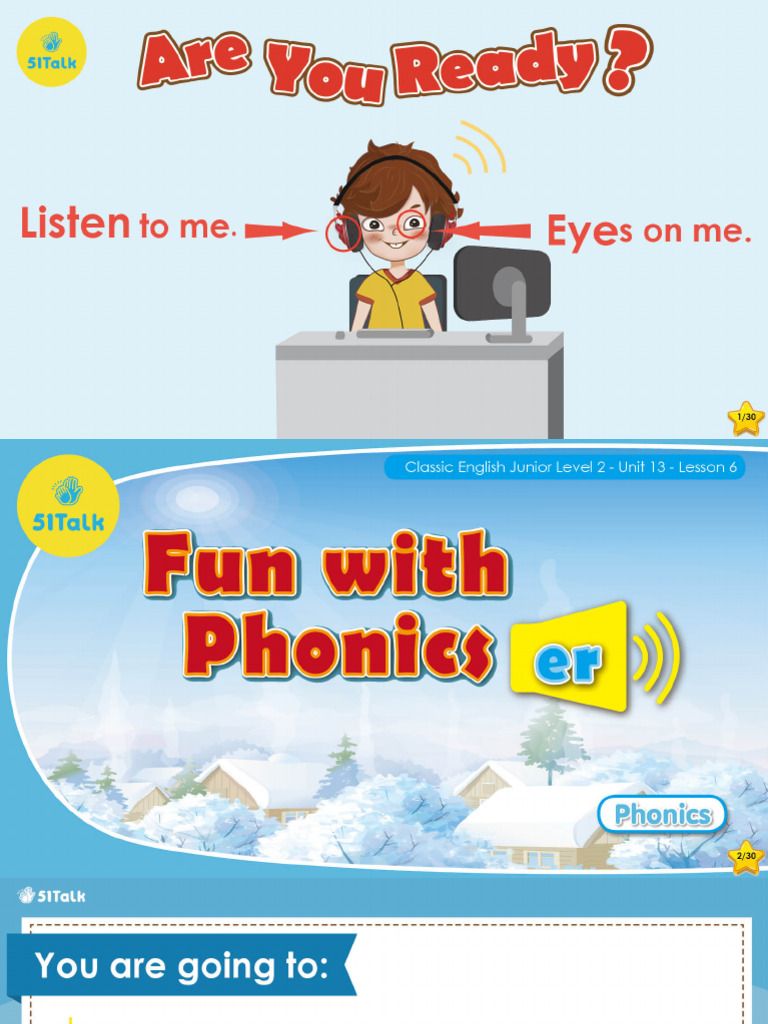 Level 2 - Unit 13 - Lesson 6 - Phonics Er | PDF