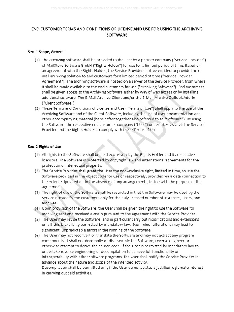EndCustomerLicenseSPE en | PDF | Software | License
