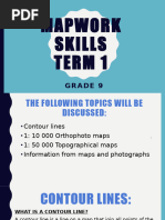 Grade 9 Geography: Map Skills Overview | PDF | Contour Line | Map