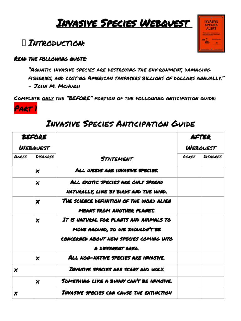 Invasive Species Part 1 | PDF | Invasive Species | Introduced Species