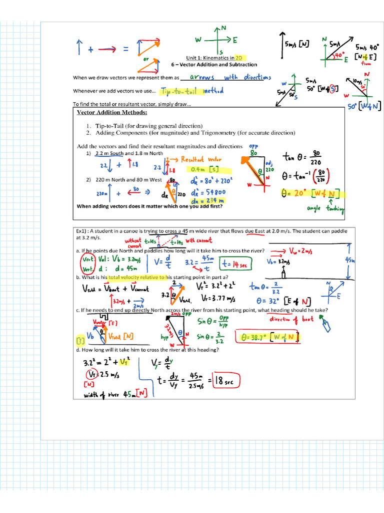 Kinematics Note Key Part2 | PDF