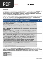 VFS Denmark Visa Application Checklist | PDF | Travel Visa | Passport
