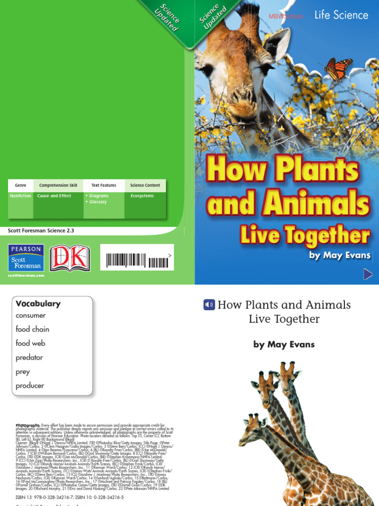 203 - How Plants and Animals Live Together | PDF | Predation | Foods