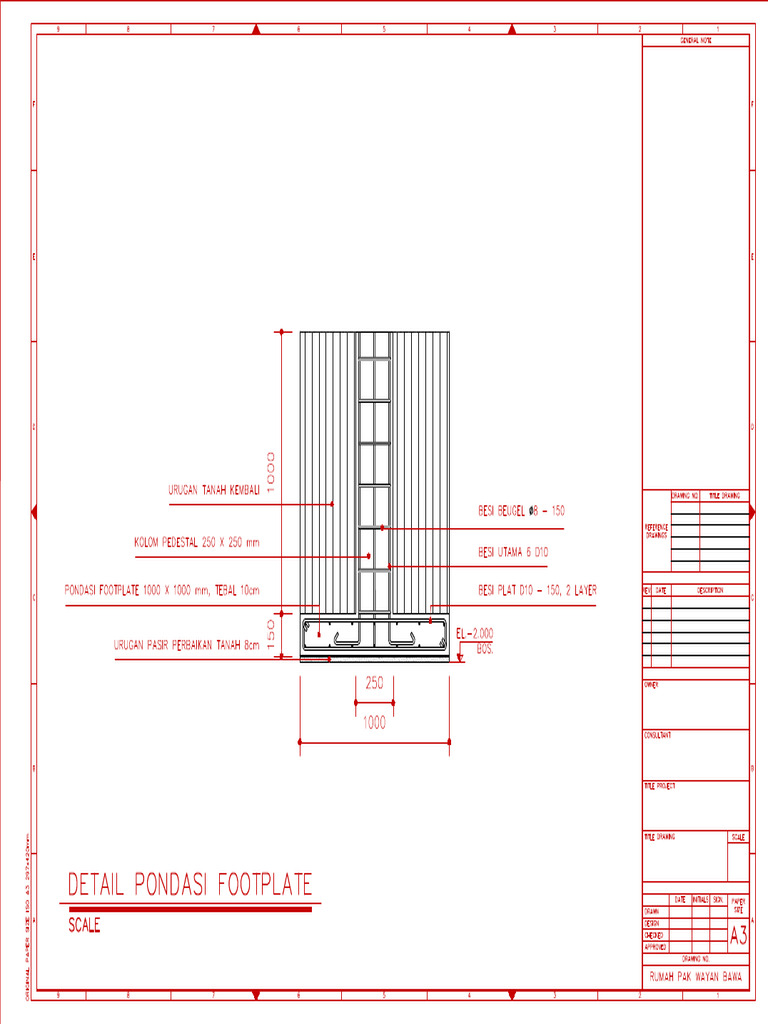 Pondasi Footplate | PDF