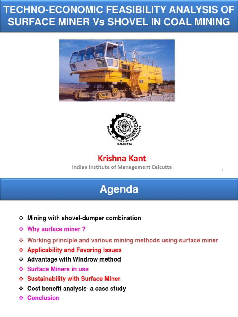 Surface Miner | PDF | Coal Mining | Mining