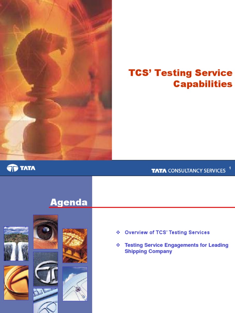 TCS' Testing Capabilities and Engagement Models for Providing Testing ...