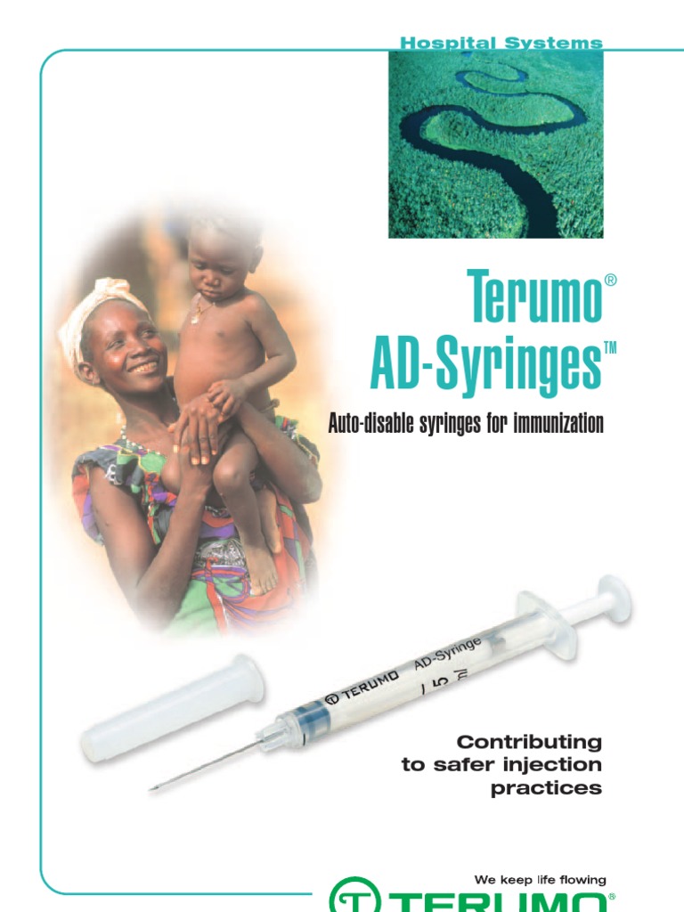 Terumo AD Syringe | PDF | Syringe | Injection (Medicine)