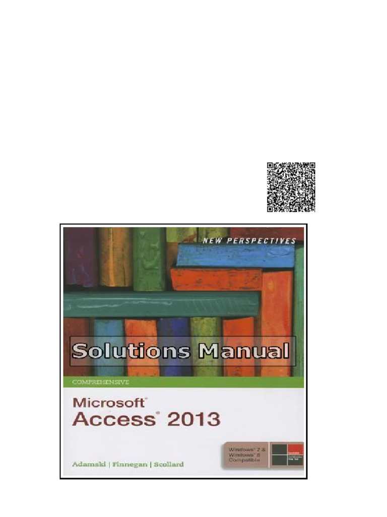 New Perspectives On Microsoft Access 2013 Comprehensive 1st Edition ...