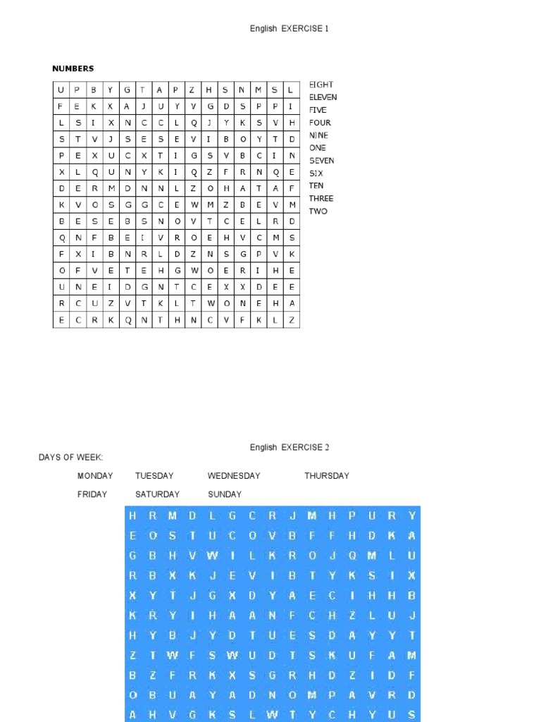 Ejercicios Basicos Ingles | PDF