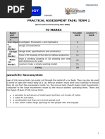 Grade 7 Technology PAT Exemplar 2025 | PDF | Cognition