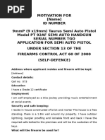 SAPS 271 Firearm License Application Checklist | PDF