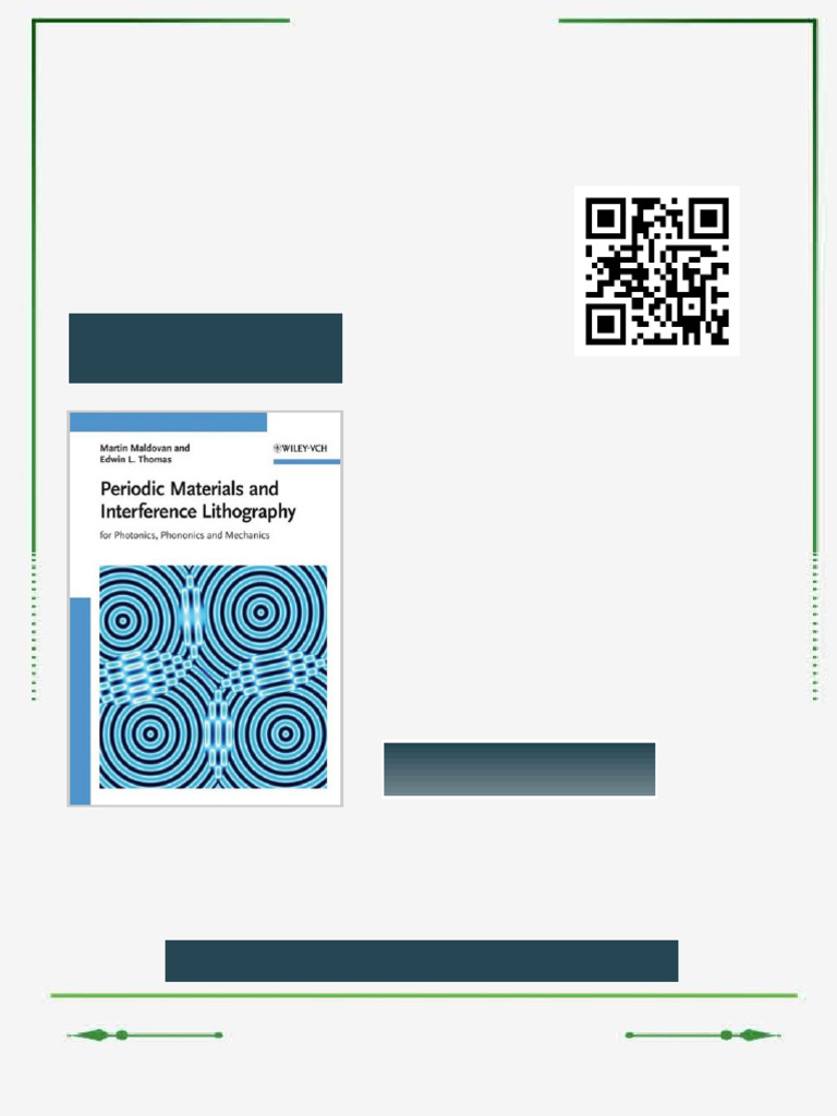 Periodic Materials and Interference Lithography For Photonics Phononics ...