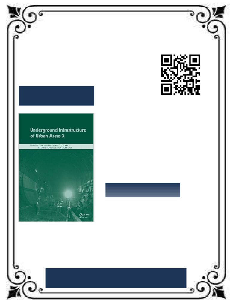 Underground Infrastructure of Urban Areas 3 Cezary Madryas ebook ...
