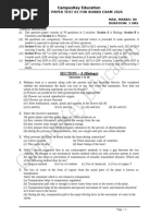 Grade 10 Biology Practice Questions | PDF | Genotype | Sex