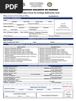 Kolehiyo ng Lungsod ng Lipa Admission Form | PDF | University And ...