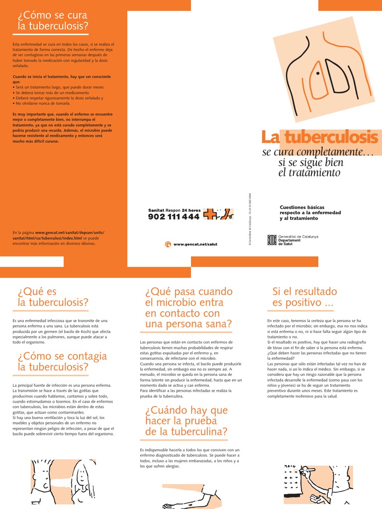 Triptico TBC | PDF | Tuberculosis | Inmunología