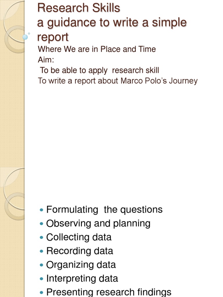 Research Skills - Note Making Guidance | PDF