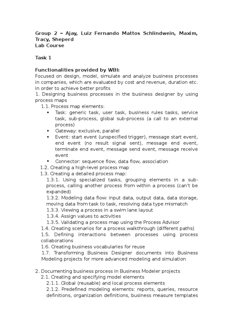 Lab1 v2.0 | PDF | Business Process | Simulation