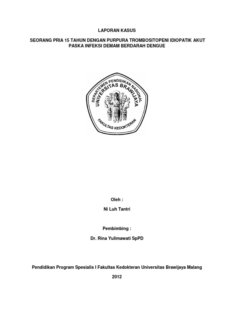 Laporan Kasus DHF | PDF