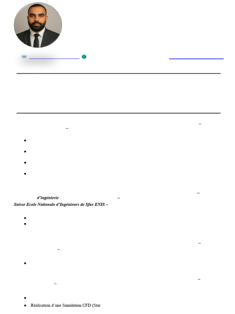CV Hamza Rahali | PDF